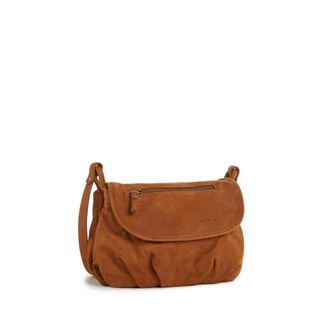 Nat & Nin Jen Leder-Umhängetasche in Braun