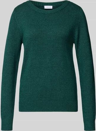 Vila Strickpullover mit Rundhalsausschnitt Modell Viril