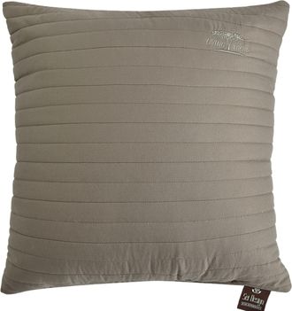 Sei Design Deko-Kissen Living Trend mit hochwertige Stickerei - 45x45 cm, passend zu Luxus Tagesdecke Living Trend - Taupe