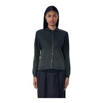Maison Margiela Strickjacke mit Kn&ouml;pfen - - Blouses & Shirts - Damen - Gr&uuml;n - M