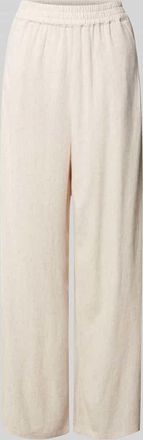Jake*s Casual Wide Leg Stoffhose aus Viskose-Leinen-Mix