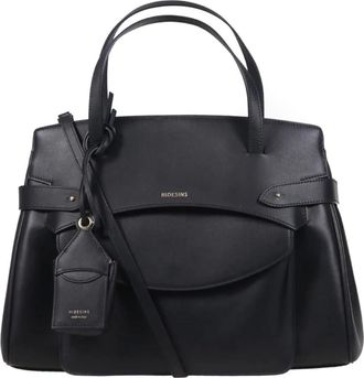Hidesins Femme, Sacs, Noir, Taille: ONE Size Sac bandouli&egrave;re en cuir lisse Lullaby