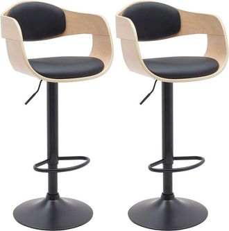 Clp 2er Set Barhocker Kingston b Kunstleder