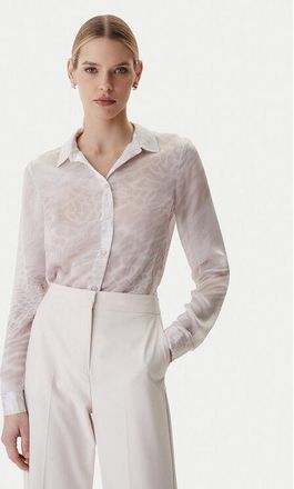 Guess Hemd W6RH73 WDW82 Beige Regular Fit