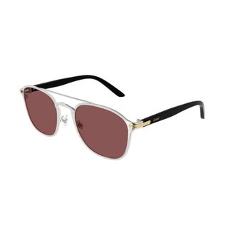 Cartier Ct0012S 007 Sonnenbrille - - Accessories - unisex - Grau - 54 MM
