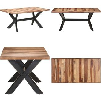 vidaXL Vidaxl - Esstisch 180x90x75 cm Massivholz Honigfarben - Holz Esstisch - Esstisch Massiv - Industrieller Stil - Massivholzmöbel - Eßtisch - Home &