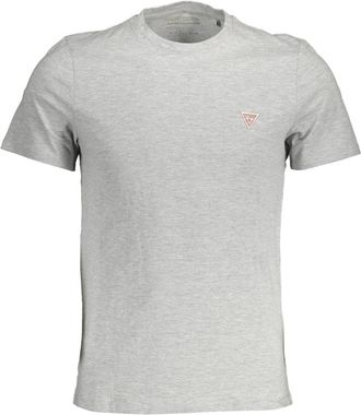 Guess Slim Fit Logo T-Shirt - - Tops - Herren - Grau - 2XL