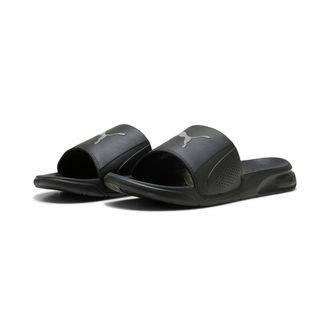Puma Unisex-Softride Teamcat Slide Sandal, schwarzes Gusseisen, Gr&ouml;&szlig;e 44, Puma Schwarzes Gusseisen, 44.5 EU