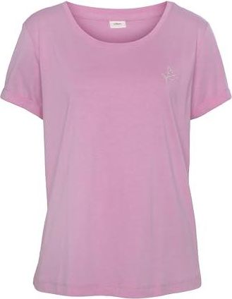 s.Oliver 69694458 T-Shirt, Rose, 46 FR/48 FR Femme