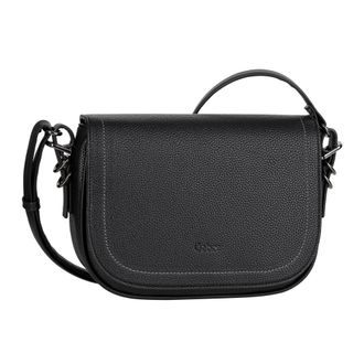 Gabor Galinna Damen Überschlagtasche Umhängetasche Mittelgroß Schwarz