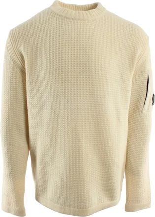 C.P. Company C.p. Company, Homme, Pulls, Beige, Taille: 2XL 15Cmkn090A Tricot Col Rond