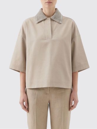 Brunello Cucinelli Polo BRUNELLO CUCINELLI Femme couleur Beige