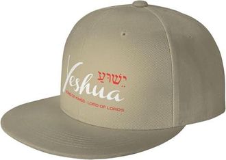 Generic Yeshua J&eacute;sus Christianisme Femme Homme Snapback Chapeau Snapback Chapeaux Pare-Soleil R&eacute;glable Casquette De Baseball pour Adulte Trucker Golf