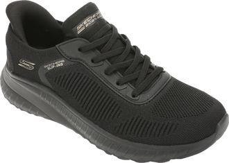 Skechers Womens Bobs Squad Chaos Current Muse Sneaker, Schwarz, 6 UK Wide