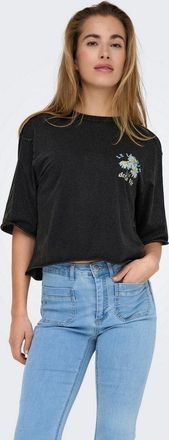 Only Kurzarmshirt ONLLUCY LIFE S/S FLOWERS TOP BOX JRS