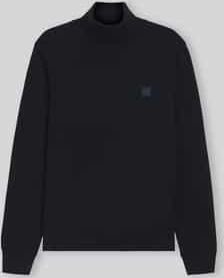 Boss Orange by Hugo Boss Rollkragenpullover mit Logo-Patch aus Kaschmir