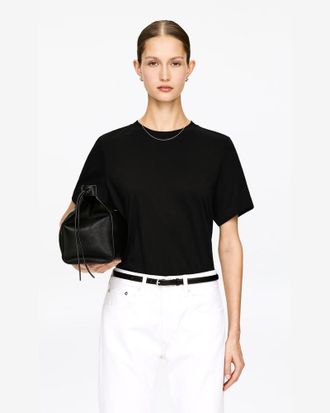 Arket Signature-T-Shirt -Schwarz
