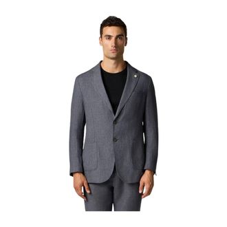 Brooks Brothers Leinen-Sakko mit Einreiher - - Jackets - Herren - Grau - L