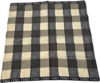 Fendi unisex, Pre-owned, Multicolore, Taille: ONE Size Pre-owned Silk Scarf