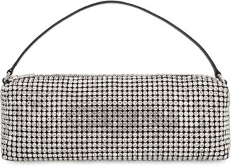 Alexander Wang Womens Handbag Heiress White Crystal Cowhide Handbags Hand Bags