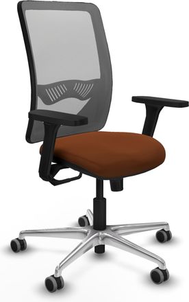 Piqueras y Crespo Schreibtischstuhl mit Rollen Zulema mit 3D-Armlehnen, h&ouml;henverstellbare Lendenwirbelst&uuml;tze, ausgestattet mit Sincro 3 Positionen und Schneideschaum, G