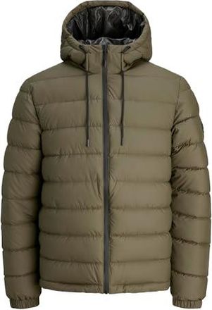 Jack & Jones Jcopoint PU Puffer Jacket BF Doudoune, Violet Raisin, x_l Homme