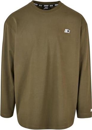 Starter Black Label Starter Black Label Starter Essential Longsleeve T-Shirt, darkolive, M pour des Hommes
