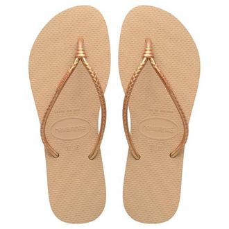 Havaianas Slim Tube, Tongs &Eacute;l&eacute;gantes, Confortables et Styl&eacute;es, Lani&egrave;res Avec Noeud, Femme
