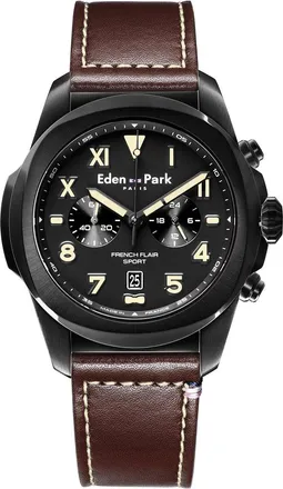 Eden Park Montre &Agrave; Quartz Chronograph Noire