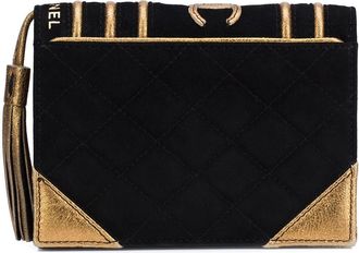 Chanel Clutch im Buchdesign - Schwarz