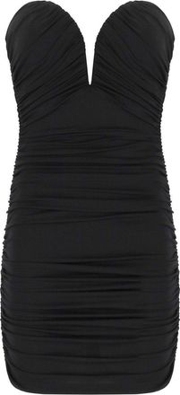 Elisabetta Franchi ROBE MINI BUSTIER NOIRE ELISABETTA FRANCHI