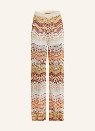 Missoni Strickhose Mit Glitzergarn Und Pailletten rosa