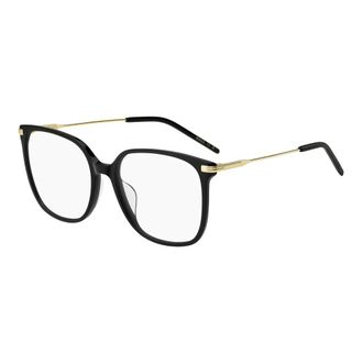 HUGO BOSS unisex, Accessoires, Noir, Taille: 54 MM Monture Lunettes Noir Or