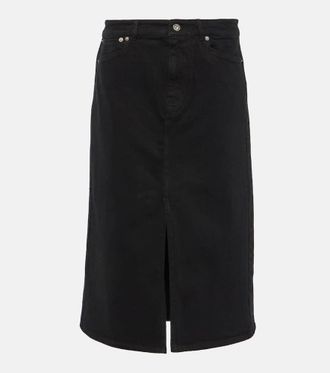 Proenza Schouler Jupe midi White Label Sloan en jean