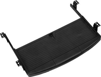 Pretyzoom LALAFINA Tastaturablage Ausziehbar aus Abs Schublade unter Schreibtisch Gro&szlig;e Tastatur und Mausablage Kratzfest und Platzsparend f&uuml;r B&uuml;roarbeitsplatz