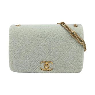Chanel Pre-owned 19 Sherpa Crossbody - Femme - Pre-owned - Gris - Taille: ONE Size