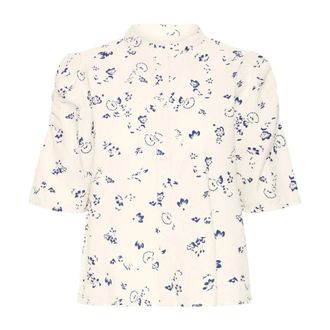 Ichi Ichi - Blueprint Outline Flower - 900 - Femme - Blouses et Chemises - Multicolore - Taille: 42 FR