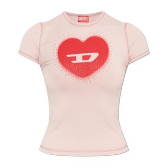Diesel Femme, Tops, Rose, Taille: 42 FR T-Uncuties-Long-S5 T-shirt