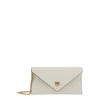 Pinko Pinko, Femme, Sacs, Blanc, Taille: ONE Size Flat Purse Mini