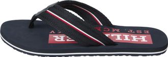 Tommy Hilfiger Herren Flip Flops Corporate Beach Sandal Zehentrenner, Blau (Desert Sky), 41
