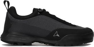 Roa Low-Top Sneaker - Low-Profile Black Sneakers With Grey Embroidery - Gr. 41 (EU) - in Schwarz - für Damen