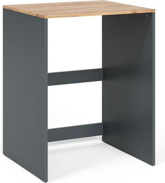 Vicco Armoire machine &agrave; laver Viktor - Anthracite/ch&ecirc;ne dor&eacute; - Dimensions 68x88,2cm - Panneau de particules 16mm - Rangement esth&eacute;tique