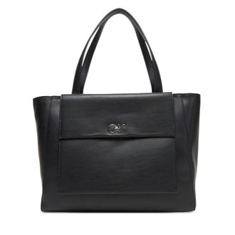 Calvin Klein Handtasche Calvin Klein Ck Re-Lock Medium Shopper LV04F3223G Schwarz