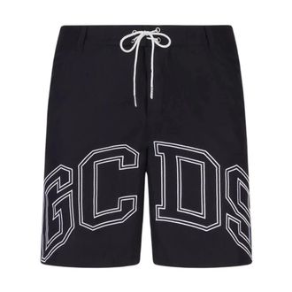 GCDS Essentials Lounge Logo Badeshorts - - Swimwear - Herren - Schwarzk - S