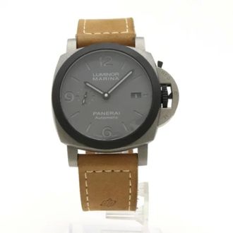 Officine Panerai Panerai Pre-owned - Pre-owned Acier inoxydable montres - Homme - Pre-owned - Gris - Taille: ONE Size