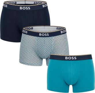 HUGO BOSS Homme, Sous-v&ecirc;tements, Multicolore, Taille: S Trunk 3P Power Desig