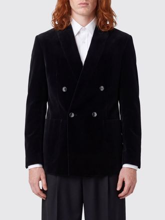 Giorgio Armani Zweireihiger Samtblazer von mit klassischem Revers