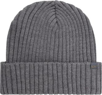 Paul & Shark Bonnet en laine c&ocirc;tel&eacute;e - Homme - Accessoires - Gris - Taille: ONE Size