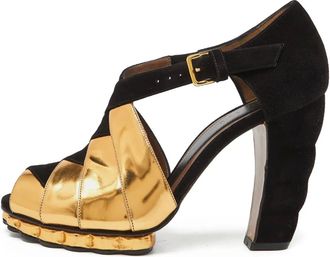 Marni sandales 115 mm - Noir