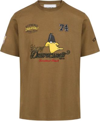 Iceberg Homme, Tops, Vert, Taille: 2XL Looney Tunes T-Shirt